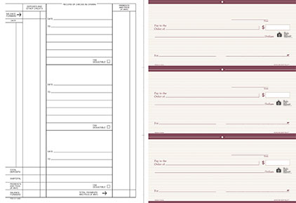 Maroon Sheffield®, by Harland Clarke