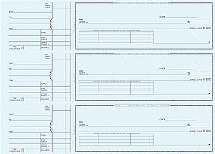 Three-To-A-Page Accounts Payable FK Checks 1