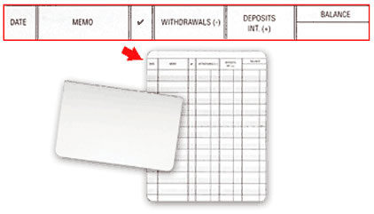 Debit Registers, by Harland Clarke