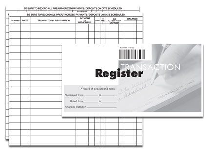Easy Read Registers, by Harland Clarke