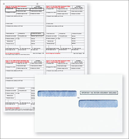 Tax Form Bundle Laser W2 4up 1
