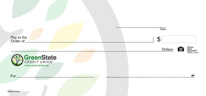 GreenState Credit Union Check 1