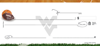 West Virginia University- Sports, by Harland Clarke